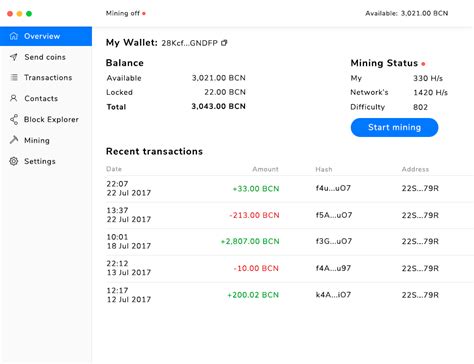 The New MacOS Wallet Sneak Peak R BytecoinBCN