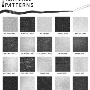 Paper Texture Brushes Canvas Procreate Brush Texture Etsy