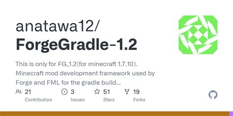 Github Anatawa Forgegradle This Is Only For Fg For Minecraft Minecraft Mod