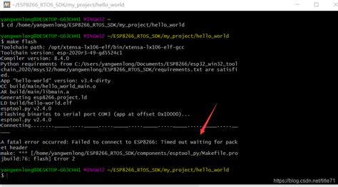 Esp8266编译烧写：出现 Timed Out Waiting For Packet Header（有图）failed To Connect To Esp8266 Timed Out