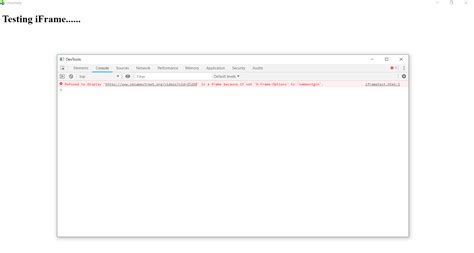 IFrame Security Bypass X Frame Options Header Issue Chromelyapps Chromely GitHub