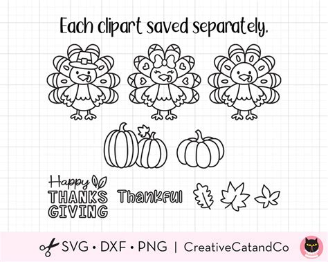 Thanksgiving Turkey Outline Clip Art