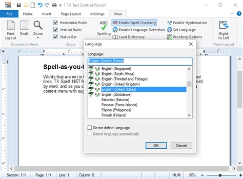 Tx Spell Net For Winforms And Aspnet