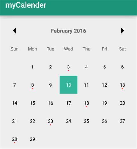 Custom Calendar With Events In Android Github Janine Tiphanie
