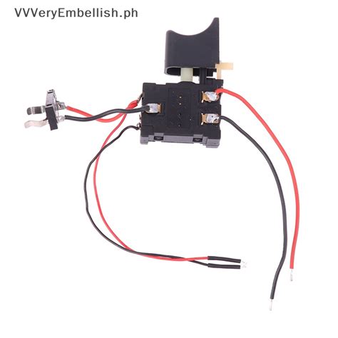 Vvveryembellish Dc7 2 24v Electric Drill Switch Cordless Drill Speed Control Button Trigger