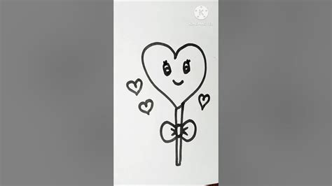 تعلم رسم قلب كيوت Shorts Youtube