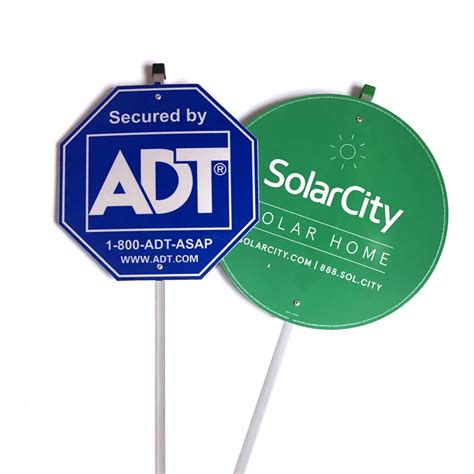 Custom American Reflective Yard Sign For Home Security With Stake