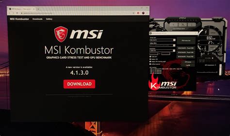 MSi Update Popup Anytime I Open MSi Kombustor It Opens A Tab With The Latest Version Which I
