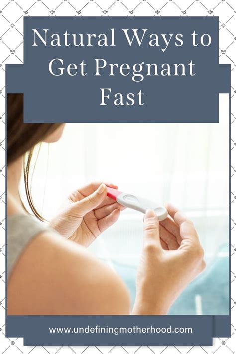 How To Get Pregnant Fast Naturally Improve Your Fertility With These 20 Tips