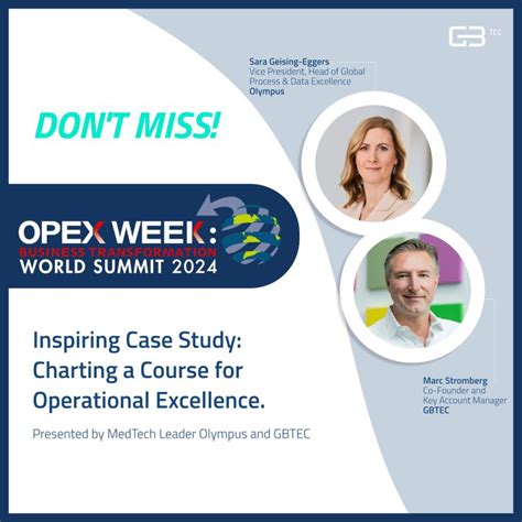 Gbtec Group On Linkedin Opex Transformation Summit Innovation