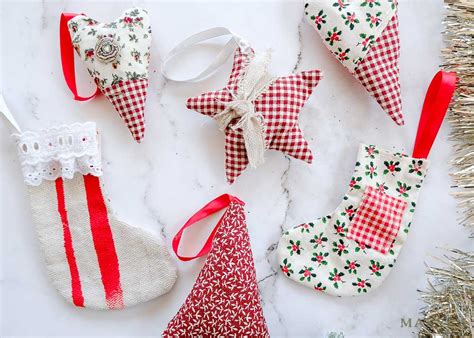 10 Free Ornament Sewing Patterns