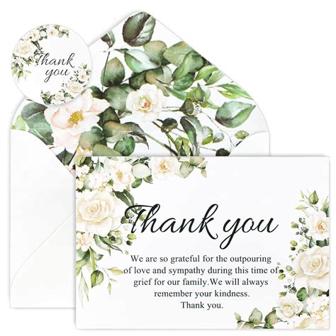 Funeral Thank You Note Ideas