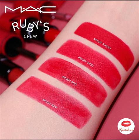 Son Mac Ruby Phew Màu Đỏ Thuần Ruby S Crew Hot Hit Bậc Nhất
