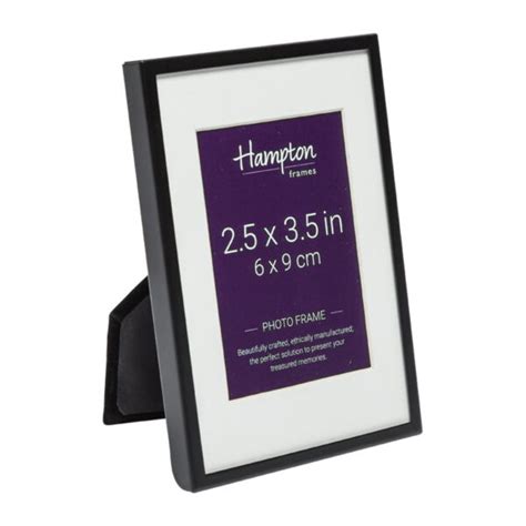 madrid 2 5 x 3 5 thin black photo frame with mount wholesale trade