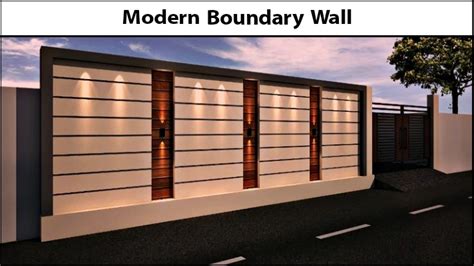 Best Modern 50 Compound Wall Design Ideas 2025