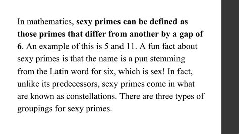 Twin Primes Cousin Primes And Sexy Primes Pptx Twin Primes Cousin Primes And Sexy Primes Pptx