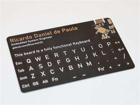 Gallery Capacitive Touch Keyboard Business Card Hackaday Io