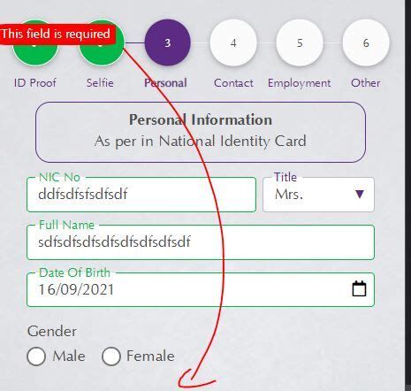 How To Add Validation Error Message For Radio Button Material Design For Bootstrap