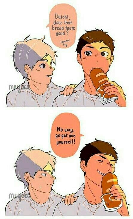 Daisuga Thanks For The Meal Part 14 Daisuga Haikyuu Anime