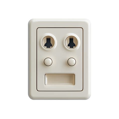 Rectangular Wall Plug Socket 54485075 Png