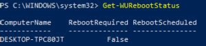 Getting Started With PowerShell And The PSWindowsUpdate Module