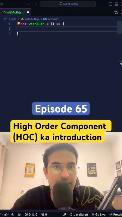 High Order Component Kya Hai 🫤 Reactjs Reactjstutorial Youtube