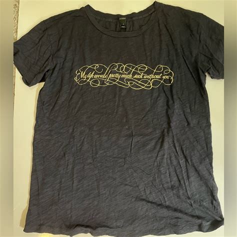 J Crew Tops J Crew Logo Tee Poshmark