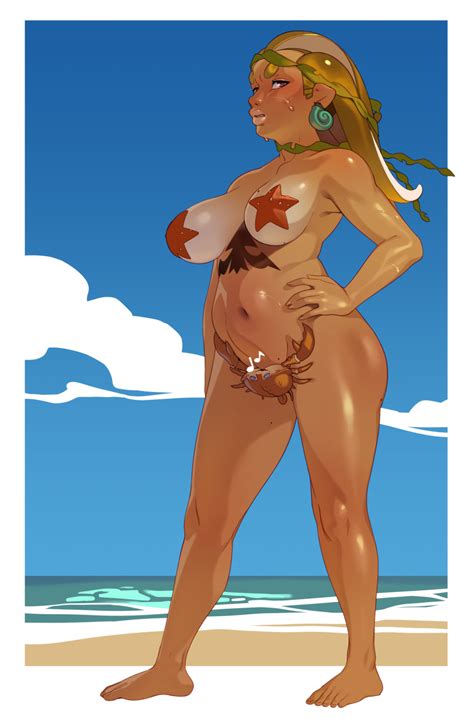 Rule 34 1girls Absurd Res Beach Breasts Combos N Doodles Convenient Censoring Covered Nipples