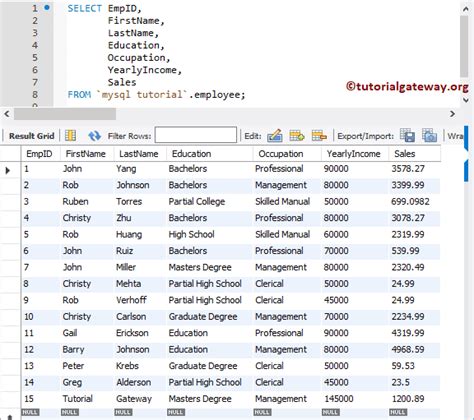 MySQL Space Function