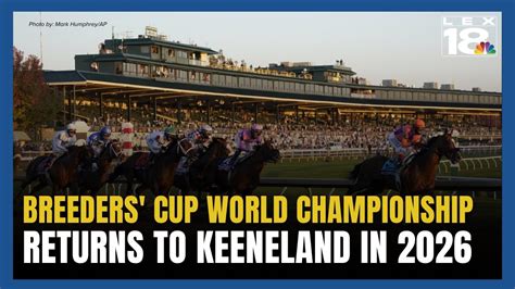 Breeders Cup Returns To Keeneland In 2026 Youtube