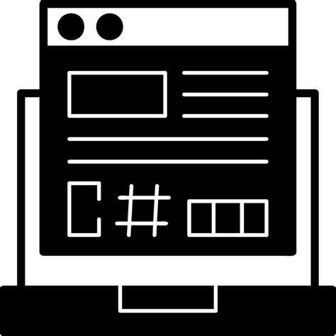 C Sharp Icon Design Vector Art At Vecteezy