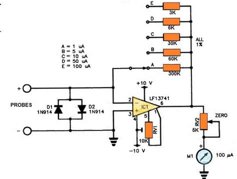 How To Measure Very Low Current Circuit Diagram Homemade Circuit Projects