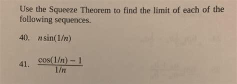 solved for each of the following sequences whose nth terms