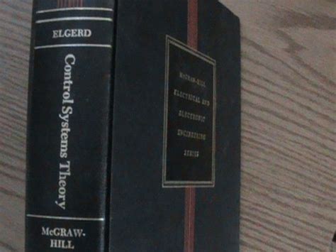 Control Systems Theory By Olle I Elgerd Goodreads