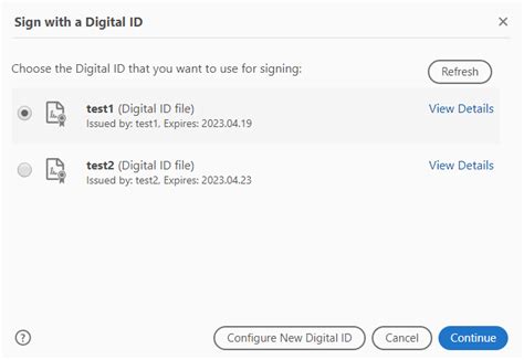 Solved Cant Sign Documents With Digital Ids Adobe Product Community 9837990