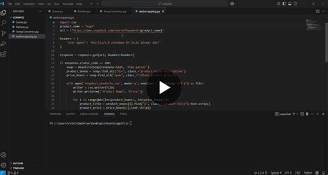 Python Webscraping Internship Learningbydoing Techforbeginners