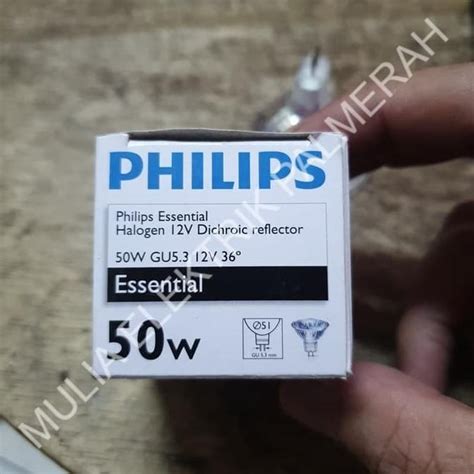 Jual Lampu Halogen Mangkok Philips V V Volt Volt Mr Mr W W Praktis Shopee