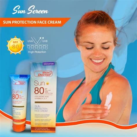 Secret Beauty Shine Skin Doctor Sun Protection Face Cream SPF UVA UVB High Protection Ml