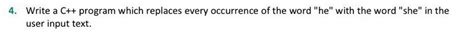 Solved 4 Write A C Program Which Replaces Every
