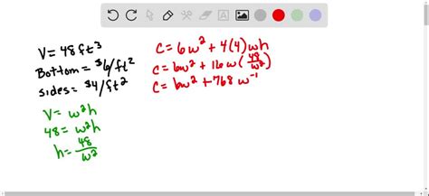Solvedyou Are To Construct An Open Rectangular Box With A Square Base