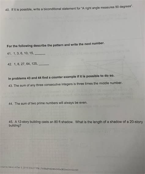 Solved 40 If It Is Possible Write A Biconditional