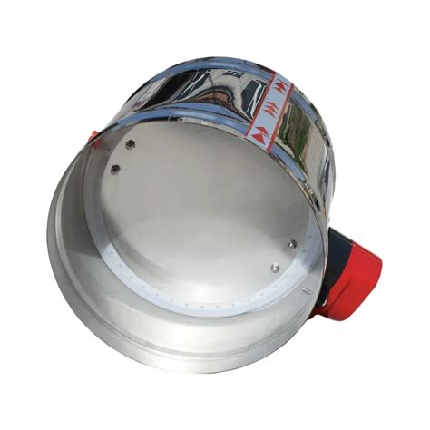 80mm 스테인레스 스틸 에어 댐퍼 밸브 Hvac 전기 덕트 전동 3 인치 환기 파이프 2 티몬
