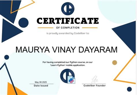 Thank You Learn Python Vinay Maurya