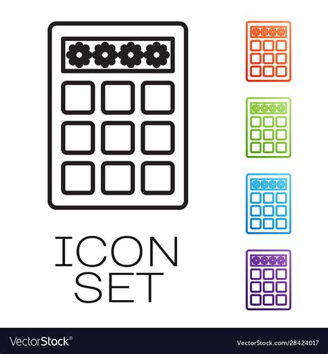 Black Line Password Protection And Safety Access Vector Image