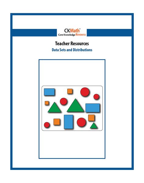 Ckmath Unit 8 Data Sets And Distributions Core Knowledge Foundation