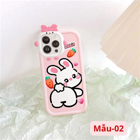 Ốp Cute Buttom Cam Nơ