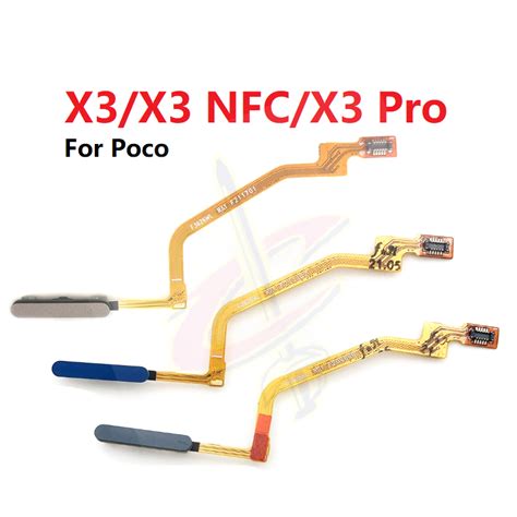 Finger Print Fingerprint Sensor Power Button Flex For Poco X3 Nfc Pro Shopee Philippines