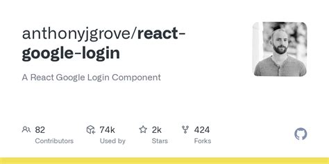 Github Anthonyjgrove React Google Login A React Google Login Component