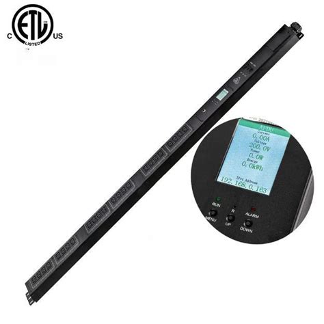 Smart Ethernet Ip Pdu C19 Socket 24 Way 160a Intelligent Remote Controlled Pdu For Data Center