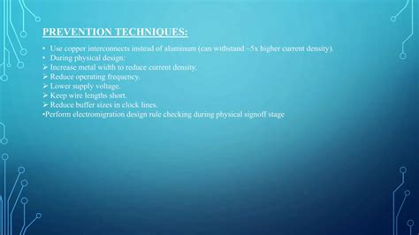 Electromigration In The Semiconductorppt Physics Science